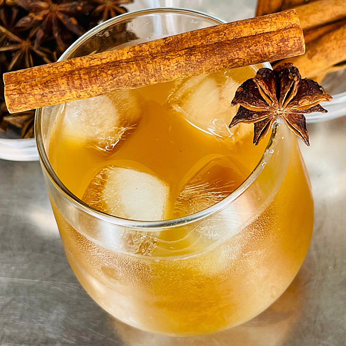 Colorful Mocktails: Iced Pumpkin Cider – JulRe Designs Studio